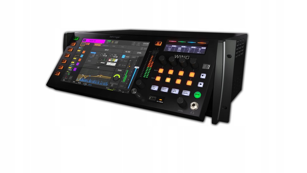Behringer WING Rack Mikser cyfrowy 48-kanałowy 19" 4U USB MIDI nowy ...