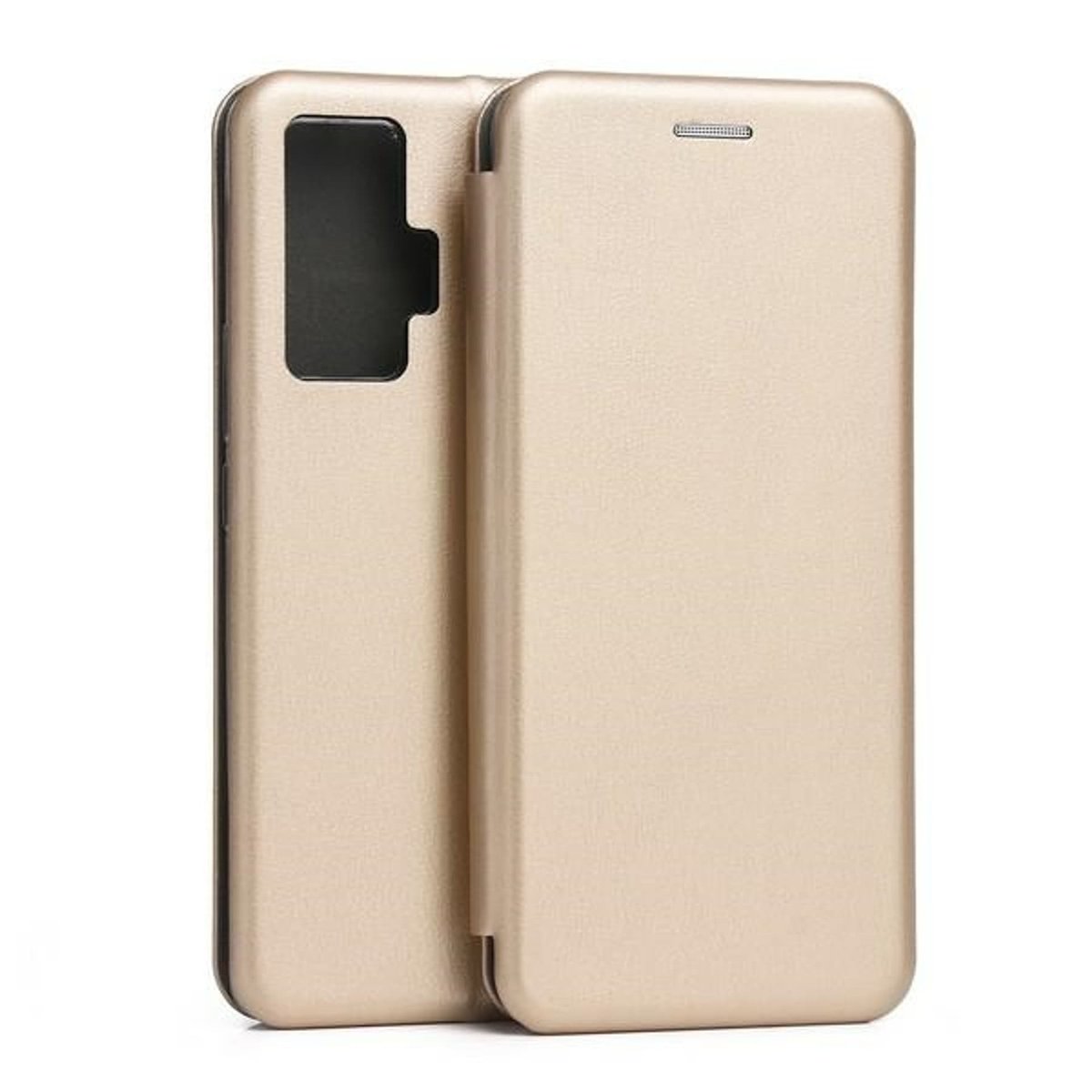 Beline Etui Book Magnetic Vivo X51 złoty/gold - Beline | Sklep EMPIK.COM