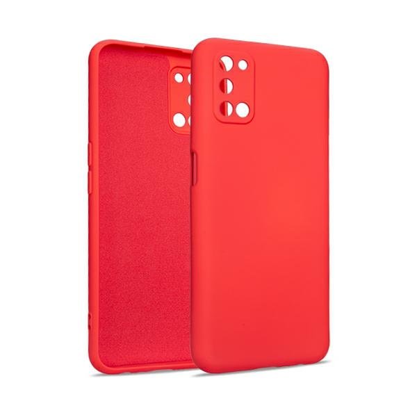 Beline Etui Silicone Oppo A52/A72 Czerwony/Red - Beline | Sklep EMPIK.COM