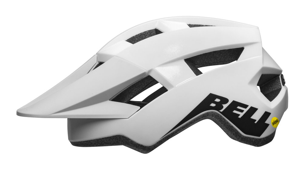 BELL kask rowerowy mtb SPARK INTEGRATED MIPS matte gloss white black ...