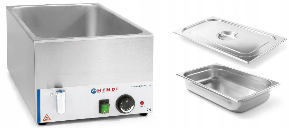 Bemar Z Kranem Elektryczny Bufetowy + Pojemnik + Pokrywka Hendi 238912 ...