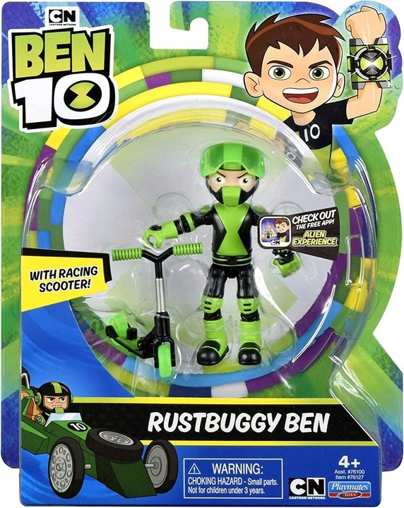 Ben 10 Figurka Rustbuggy Z Hulajnogą Kosmita - Playmates Toys | Sklep ...