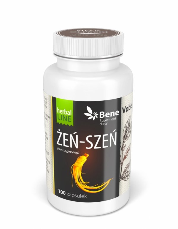Bene Vobis - Żeń-szeń - Suplement diety, 100 kaps. | Sklep EMPIK.COM