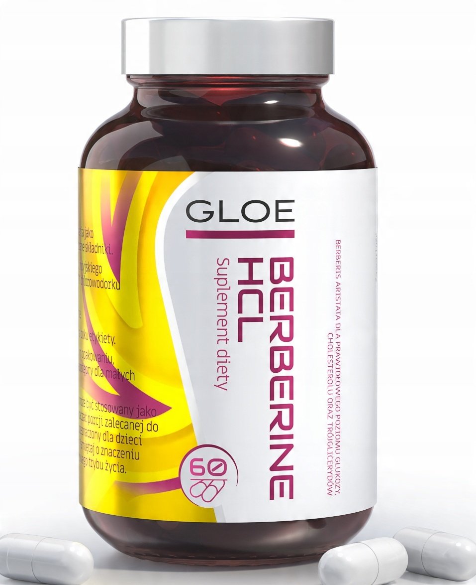 Berberyna HCL 60kaps Gloe Chlorowodorek Berberyny | Sklep EMPIK.COM
