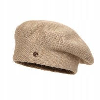 Beret damski MANDY Beż - Pawonex | Moda Sklep EMPIK.COM