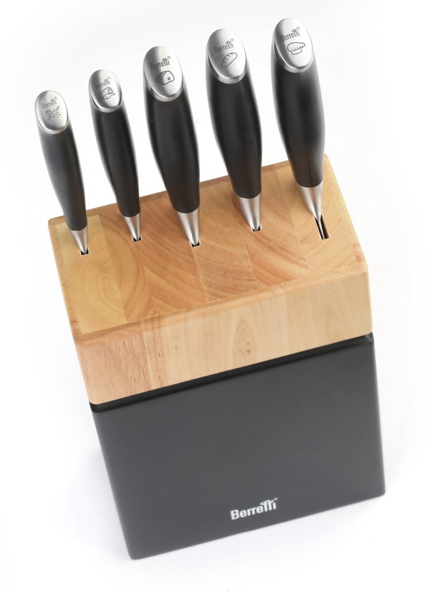 Berretti - 5X Nóż - Noże W Bloku + Blok - Komplet - Br-7962 - Berretti ...