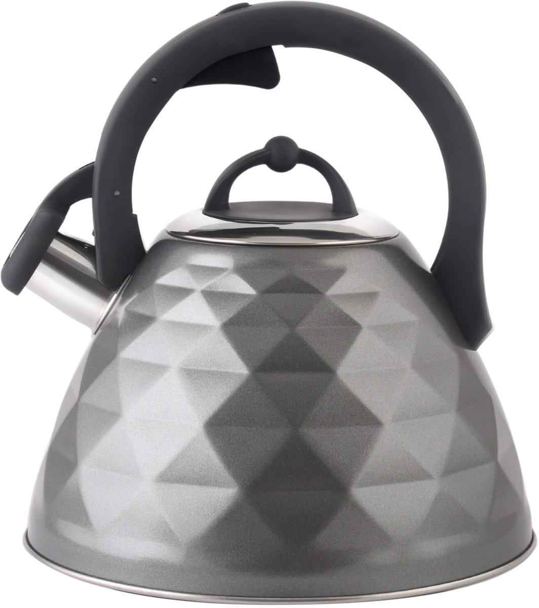 Berretti - Czajnik Tradycyjny Rosa - 3 L - Grafitowy - Indukcja - Gaz ...