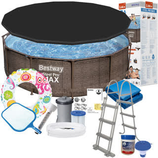 Bestway 56709 13W1 Basen Stelażowy 366X100 Rattan - Bestway | Sklep ...