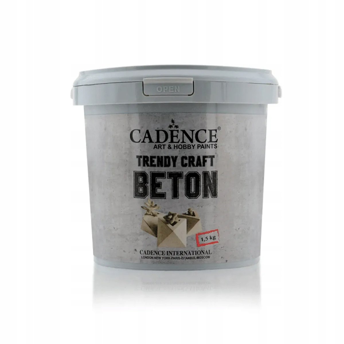 Beton kreatywny, beton mieszanka do odlewów Trendy Craft Beton 1.5 kg ...