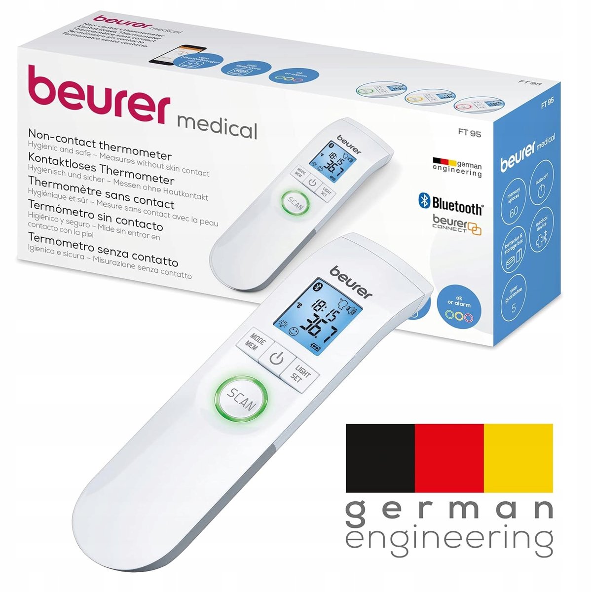 Beurer FT 95 Termometr bezdotykowy - Beurer | AGD Sklep EMPIK.COM