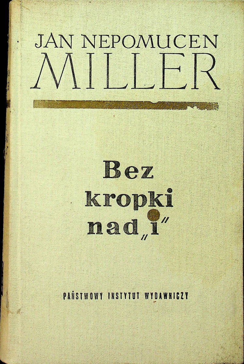 Bez kropki nad i - W opisie | Książka w Empik