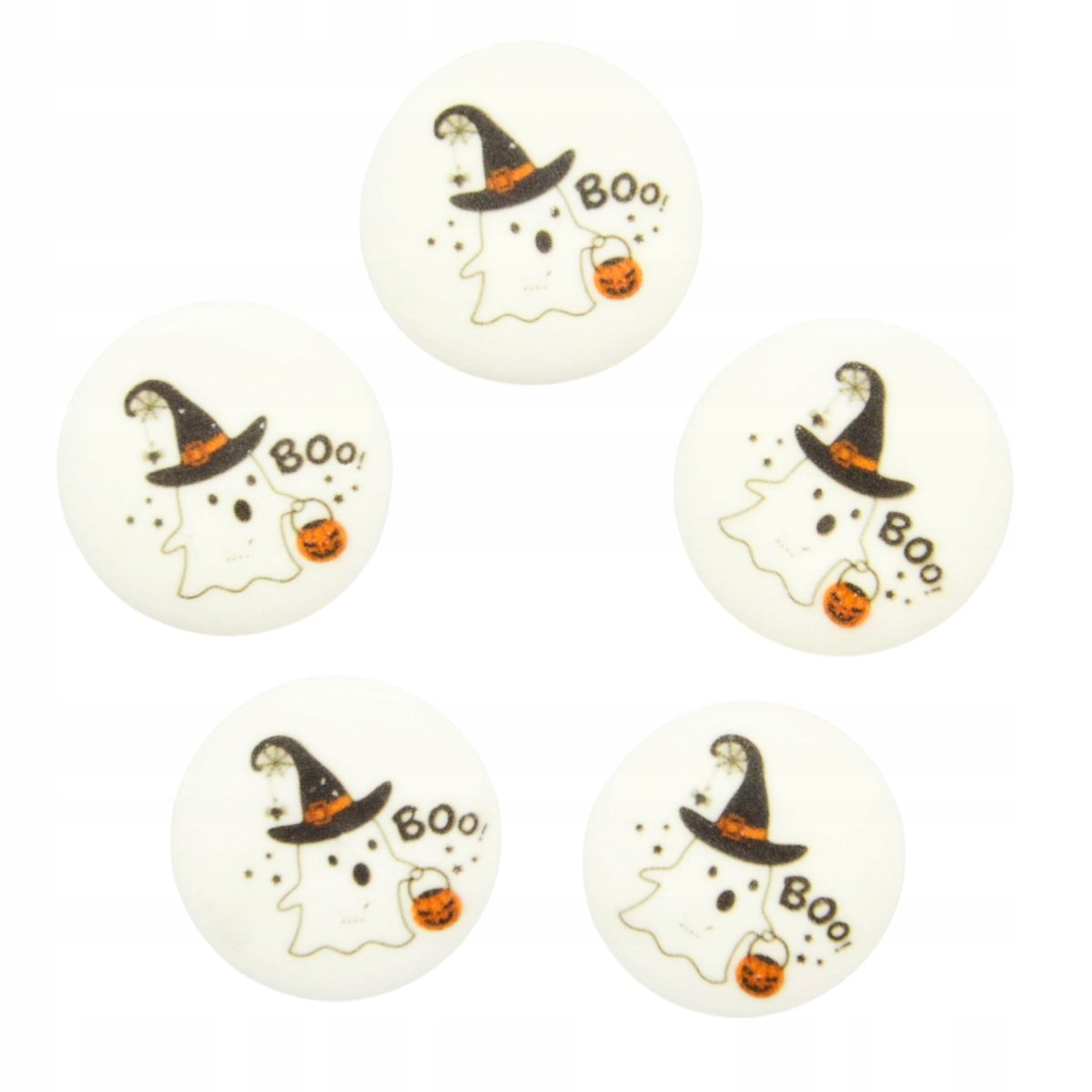 Beziki duszek HALLOWEEN 2,5cm 5 szt na TORT muffinki dekoracje - Inna ...
