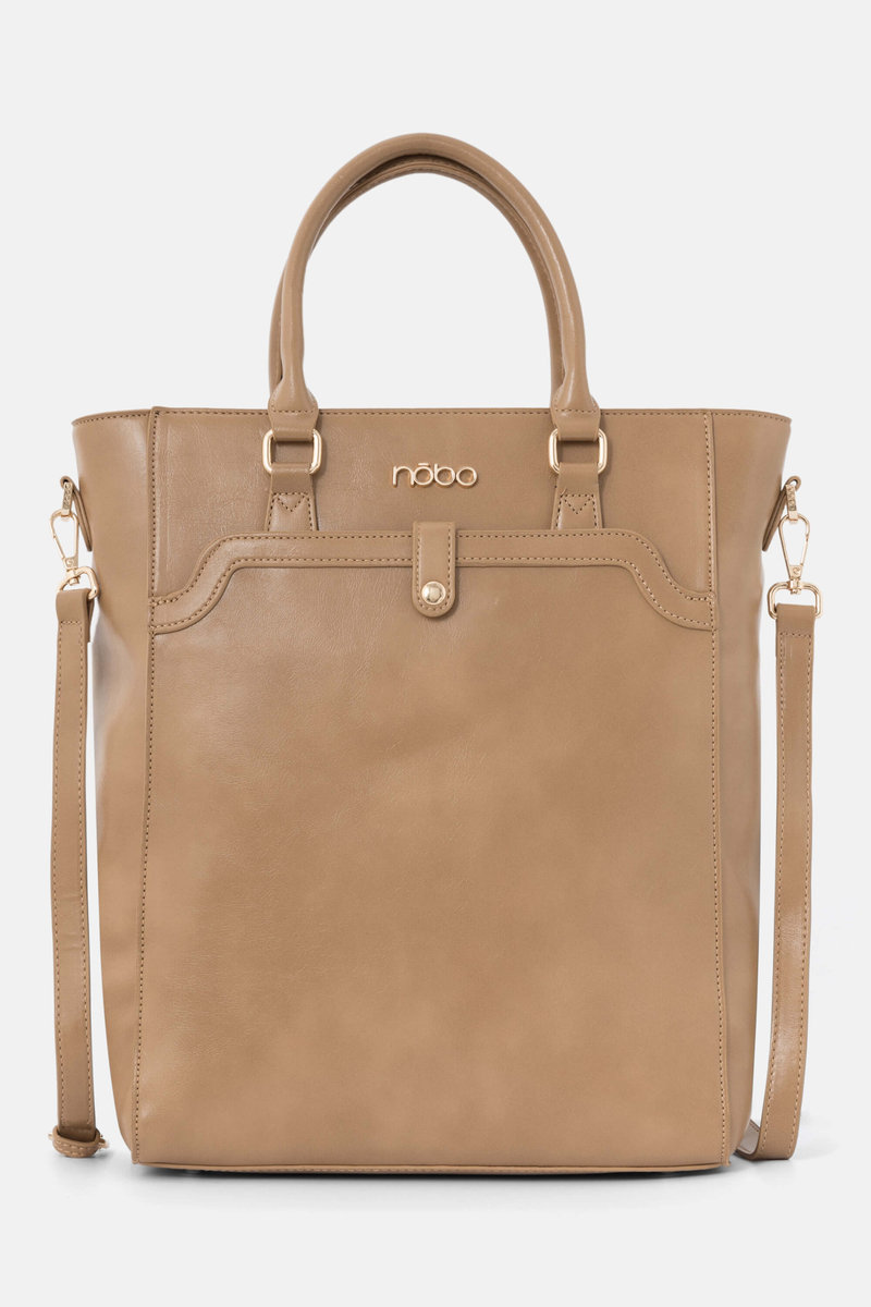 Beżowa shopperka Nobo na laptopa 15,6” - Nobo | Moda Sklep EMPIK.COM