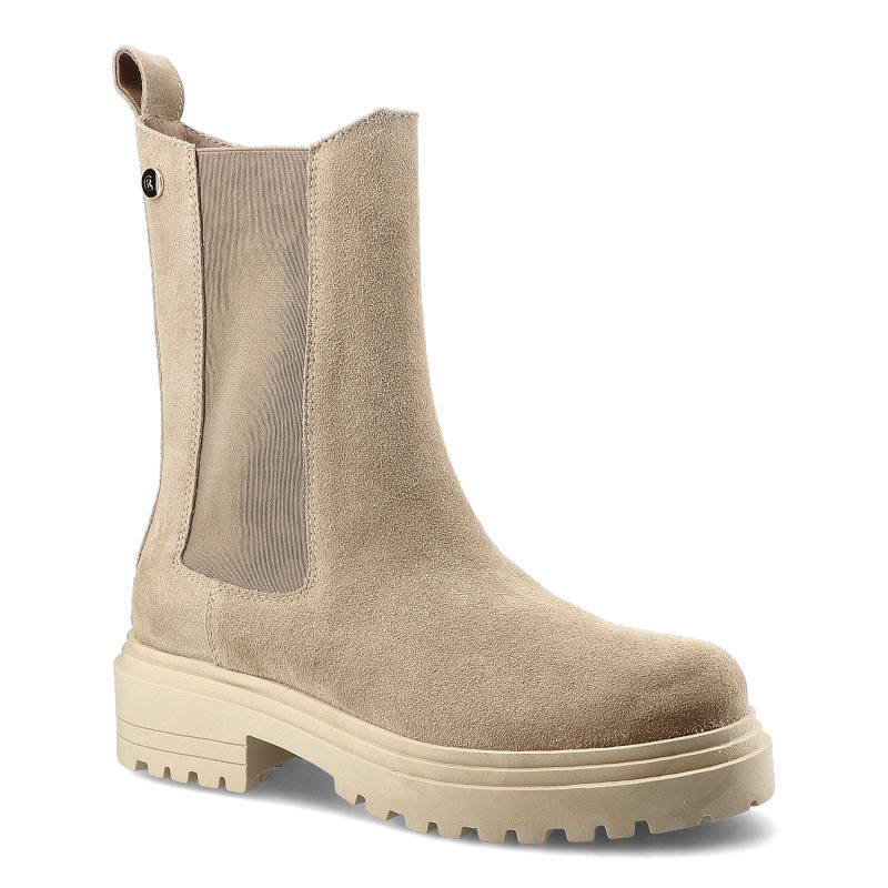 Beżowe Botki Carinii Damskie Modne Obuwie - Carinii | Moda Sklep EMPIK.COM