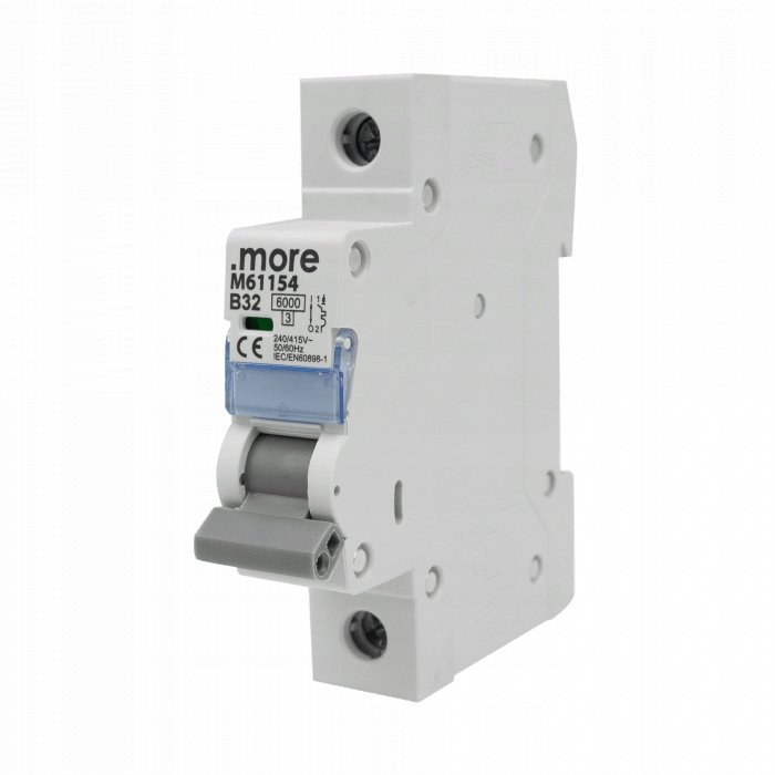 Bezpiecznik Nadprądowy Wyłącznik B32A 6kA 1P B 32A Wysoka Jakość 1~25mm² - Ecolight | Sklep ...