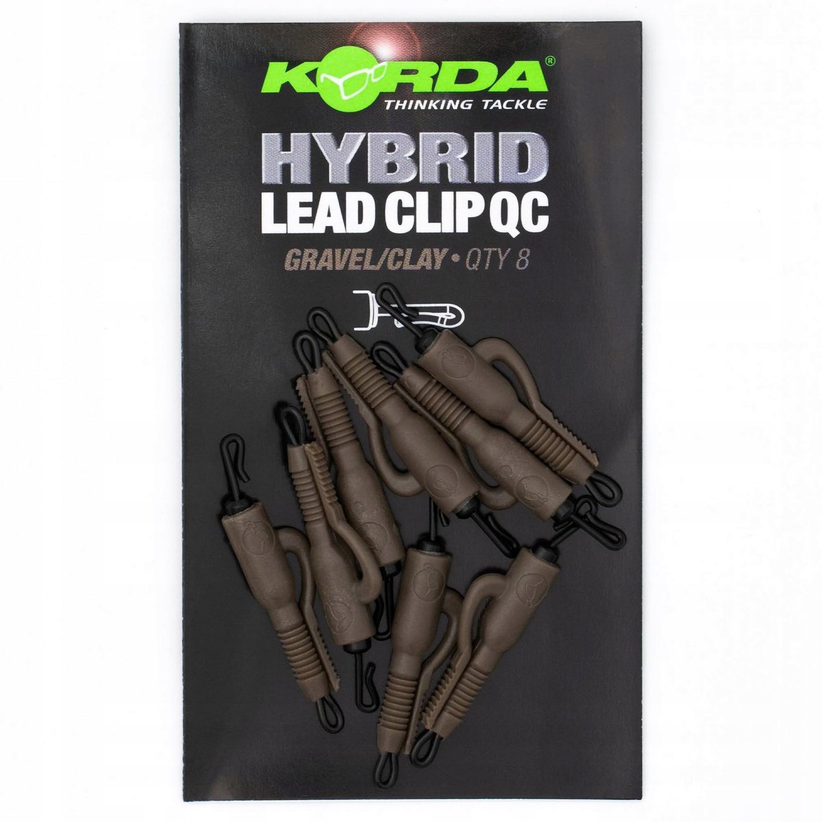 BEZPIECZNY KLIPS QC HYBRID LEAD CLIPS GRAVEL CLAY 8 SZT - Inna marka ...