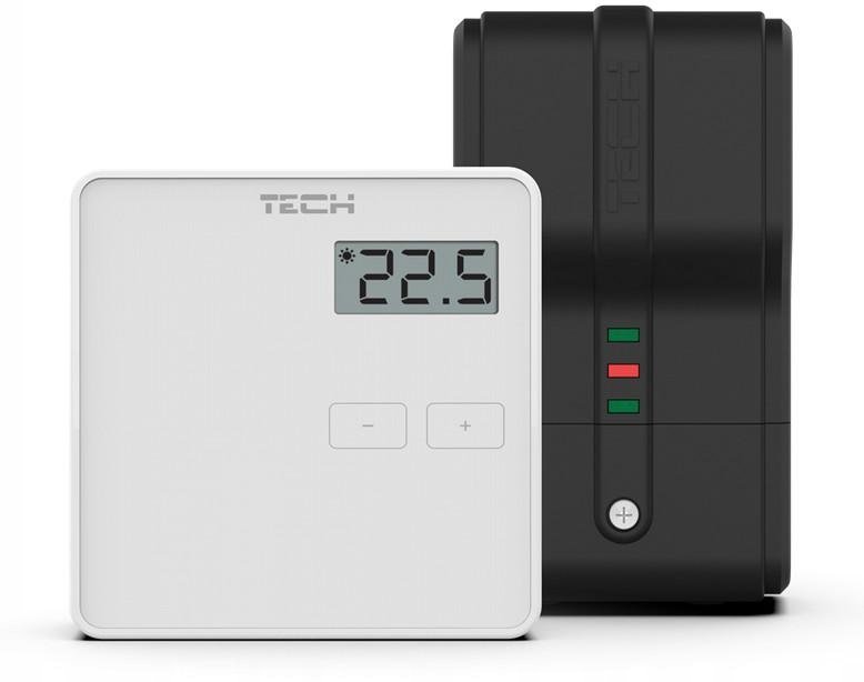 Bezprzewodowy dwustanowy regulator pokojowy biały ST-294v2 Tech sterowniki - Tech Sterowniki ...