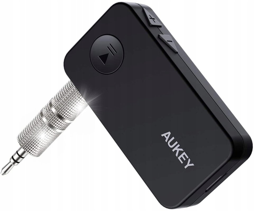 BEZPRZEWODOWY ODBIORNIK NADAJNIK TRANSMITER BLUETOOTH JACK Aukey BR-C2 - Inny producent ...