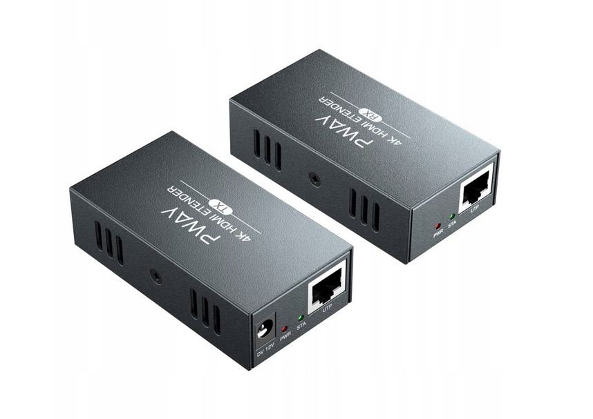 BEZPRZEWODOWY TRANSMITER PWAY 4K HD EXTENDER RX TX - Inny producent ...