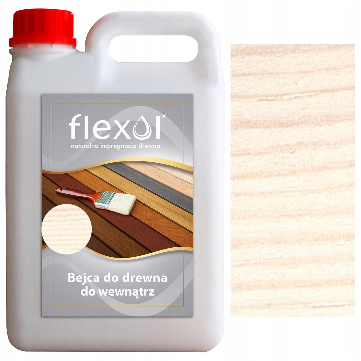 Biała Bejca Do Drewna Wewnętrzna Ekologiczna Biel 2L Flexol - Flexol ...