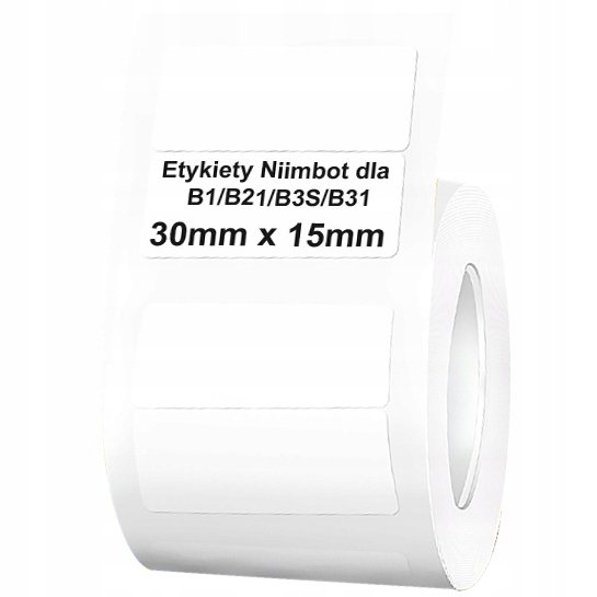 Białe etykiety samoprzylepne naklejki termiczne Niimbot B1 B21 B3S B31 - Inna marka | Sklep ...