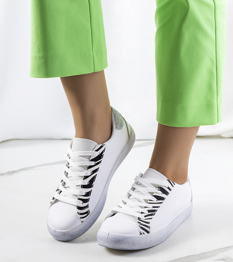 Białe tenisówki Kameta Zebra-37 - Inna marka | Moda Sklep EMPIK.COM
