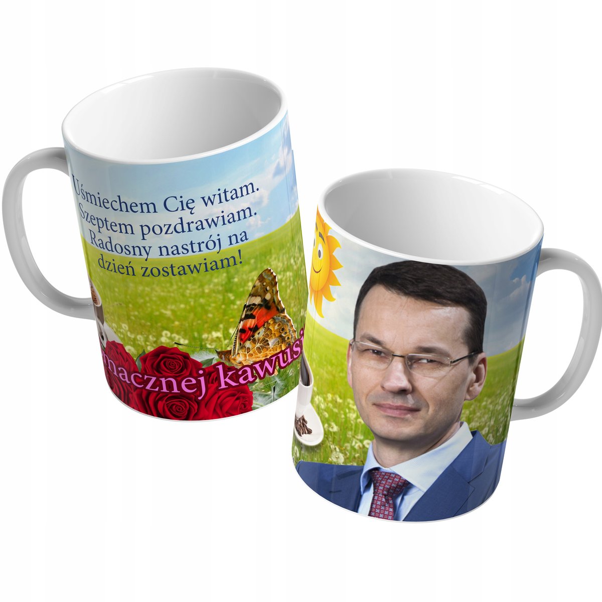 BIAŁY KUBEK wzór POLITYCY 05 do pracy korpo+w prezencie - Inna marka | Sklep EMPIK.COM