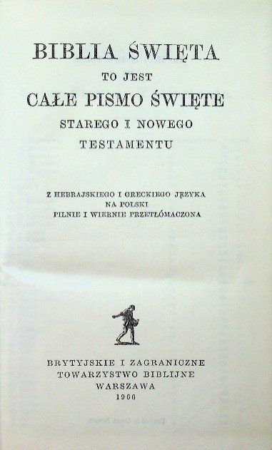 Biblia Święta to jest Całe Pismo Święte - Opracowanie zbiorowe ...