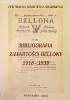 Bibliografia zawartości Bellony 1918 - 1939 - Opracowanie zbiorowe ...