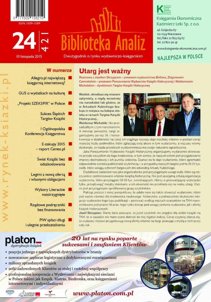 Biblioteka Analiz numer 421 - ebook PDF - Opracowanie zbiorowe | Ebook ...