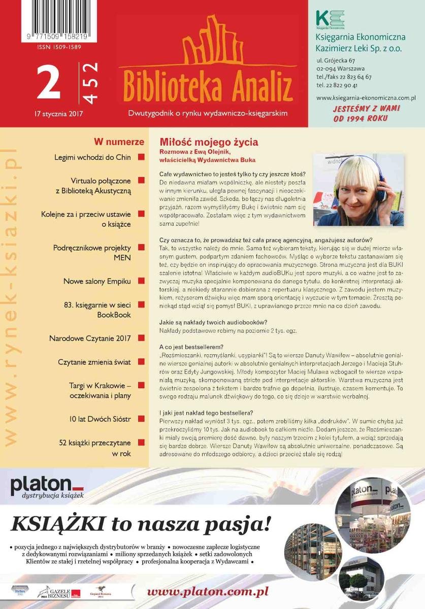 Biblioteka Analiz numer 452 - ebook PDF - Opracowanie zbiorowe | Ebook Sklep EMPIK.COM