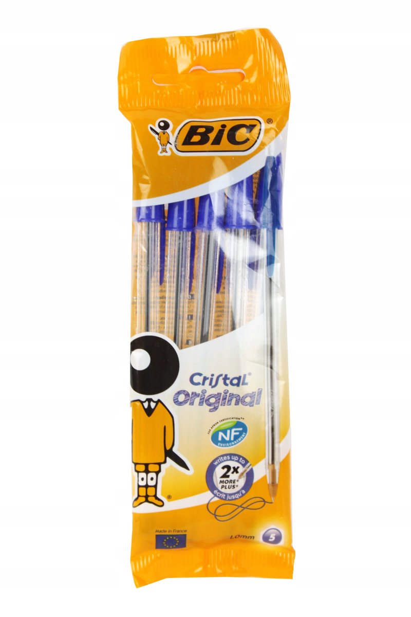 BIC Cristal Original - Długopisy 5 sztuk - BIC | Sklep EMPIK.COM