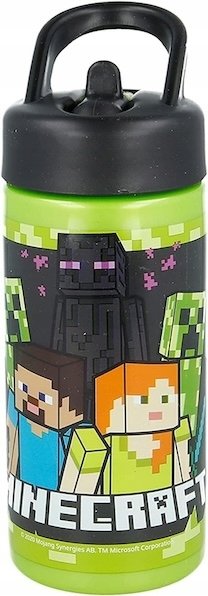 BIDON MINECRAFT BUTELKA DLA DZIECKA DO SZKOŁY DLA CHŁOPCA DZIEWCZYNKI ...