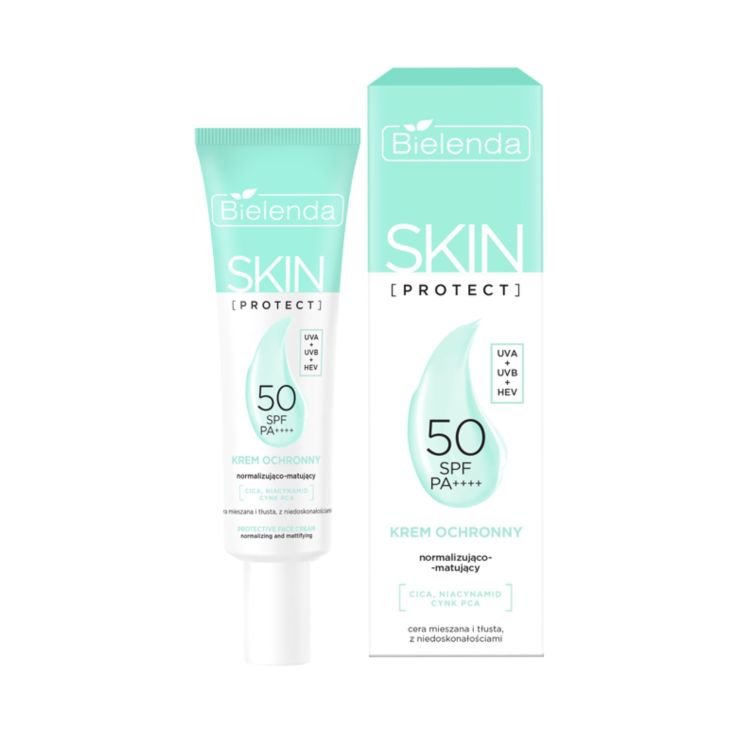 BIELENDA Krem ochronny SPF 50 normalizująco - matujący, PA++++, UVA ...
