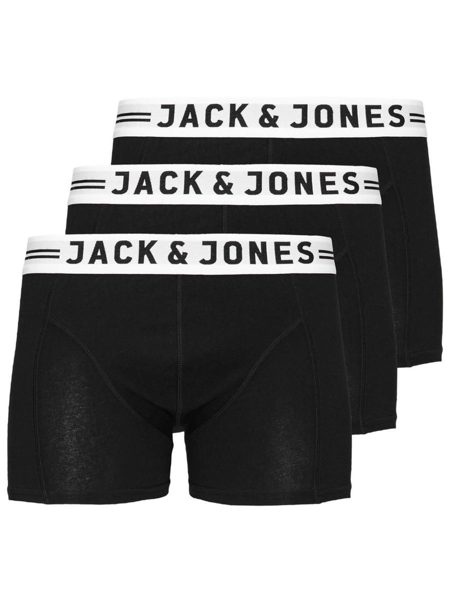 bielizna parigamba męskie jack and jones 12081832 - 3 pack czarny ...
