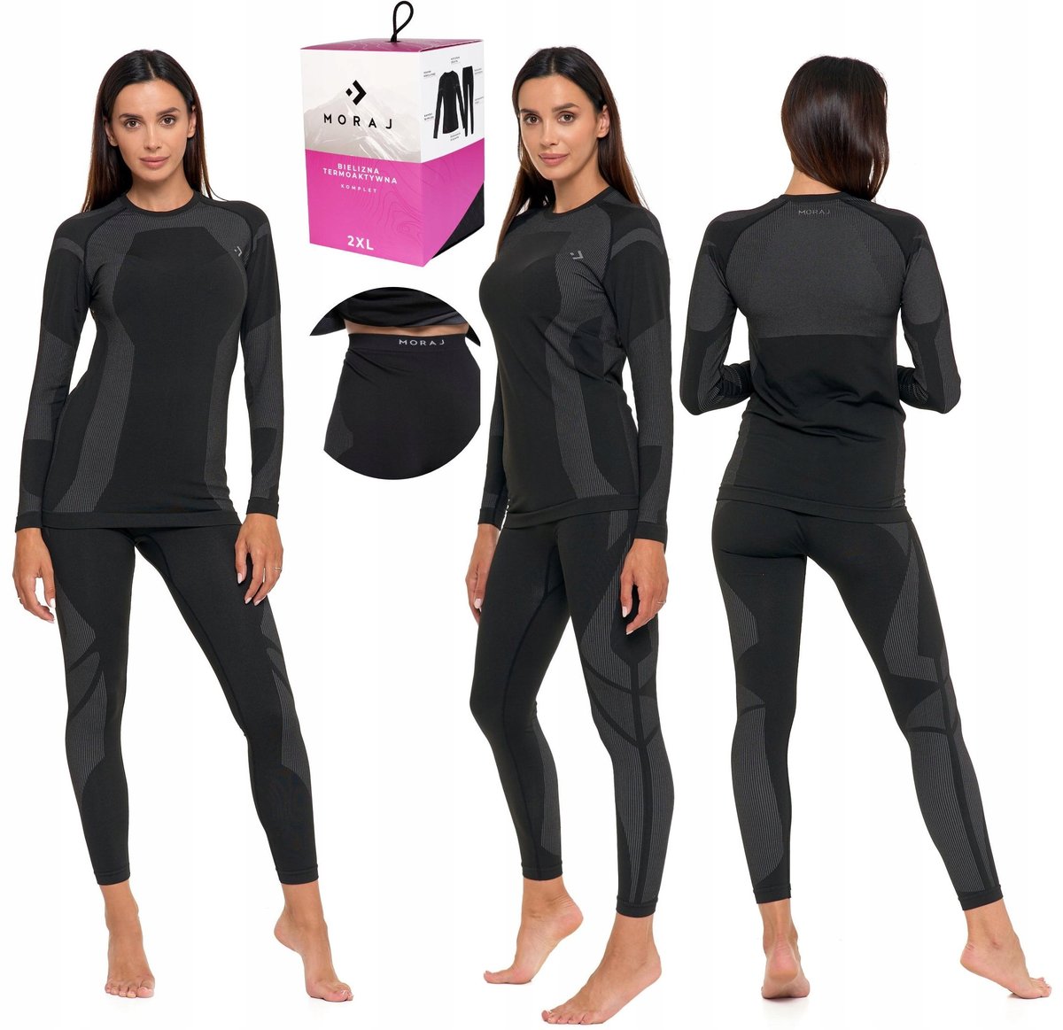 Bielizna Termoaktywna Damska Komplet Na Zimę Thermo Ciepły MORAJ 2XL - Moraj | Sport Sklep EMPIK.COM