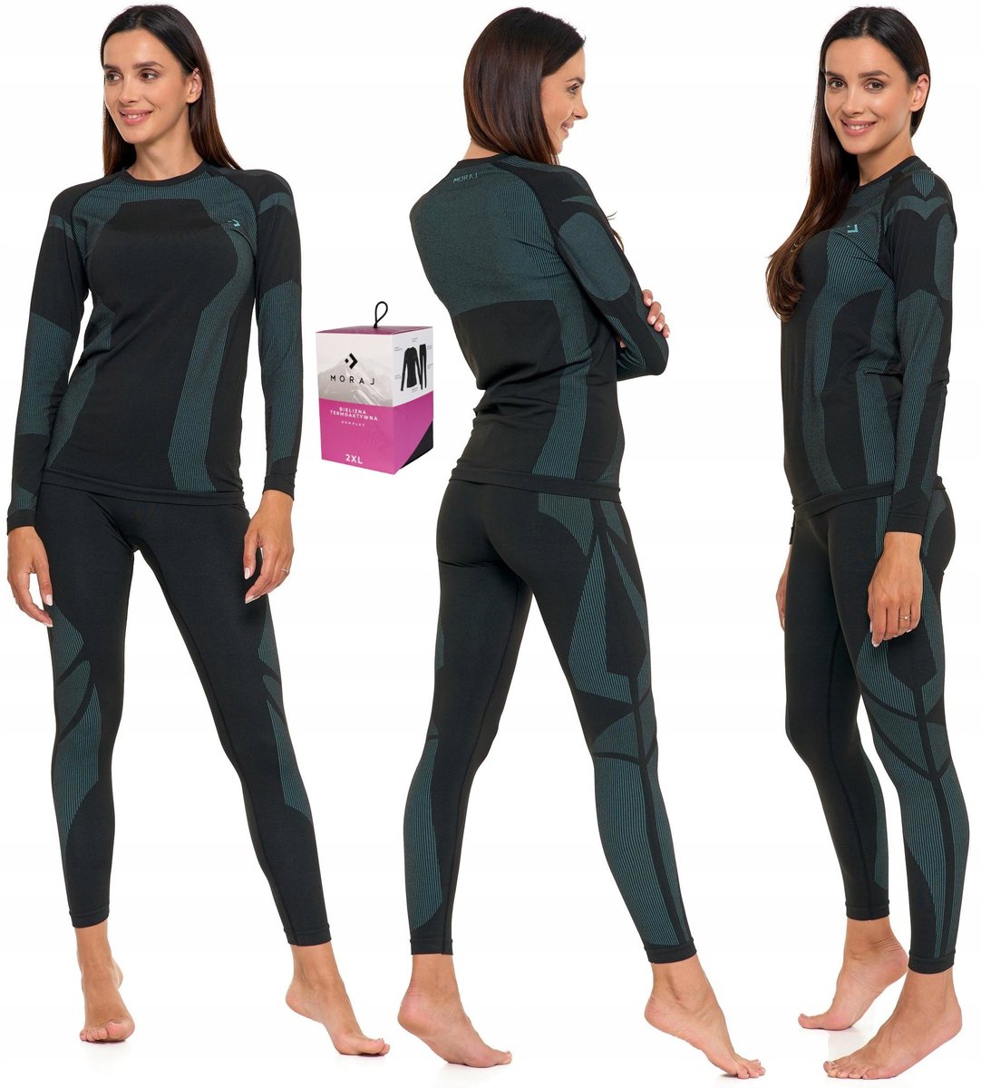 Bielizna Termoaktywna Damska Komplet Na Zimę Thermo Ciepły MORAJ 2XL - Moraj | Sport Sklep EMPIK.COM