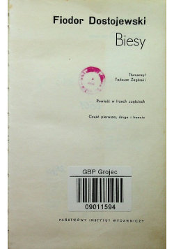 Biesy - Dostojewski Fiodor | Książka w Empik