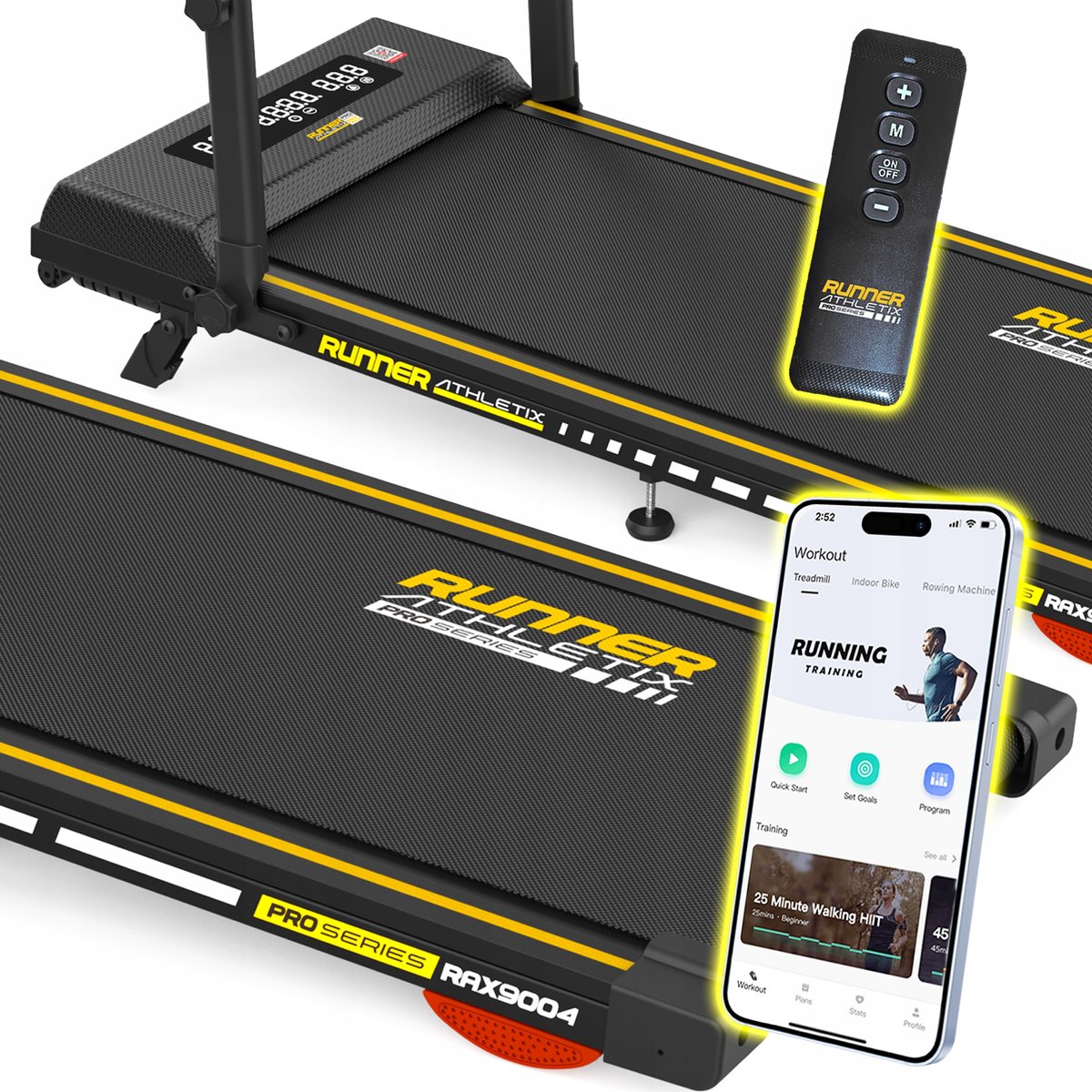 Bieżnia elektryczna składana Walkingpad Runner Athletix PRO SERIES ...
