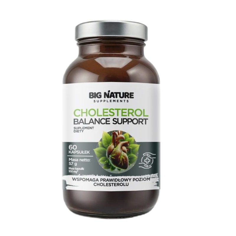 Big Nature Cholesterol Balance Support suplement diety 60 kapsułek ...