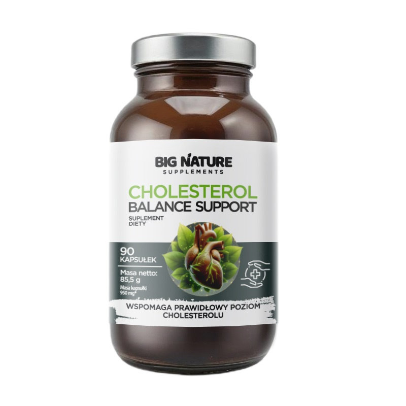 Big Nature Cholesterol Balance Support suplement diety 90 kapsułek ...