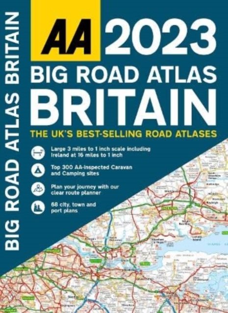 Big Road Atlas Britain 2023 - Opracowanie zbiorowe | Książka w Empik
