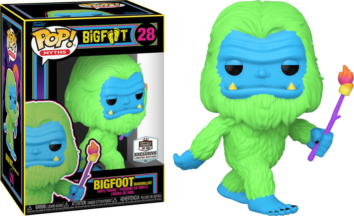 Bigfoot (Marshmallow, Blacklight) - Funko POP #28 - Funko | Sklep EMPIK.COM