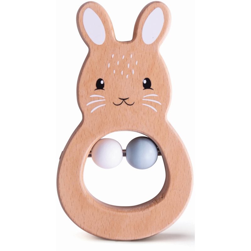 Bigjigs Toys Rattle Rabbit grzechotka z drewna - Bigjigs Toys | Sklep ...