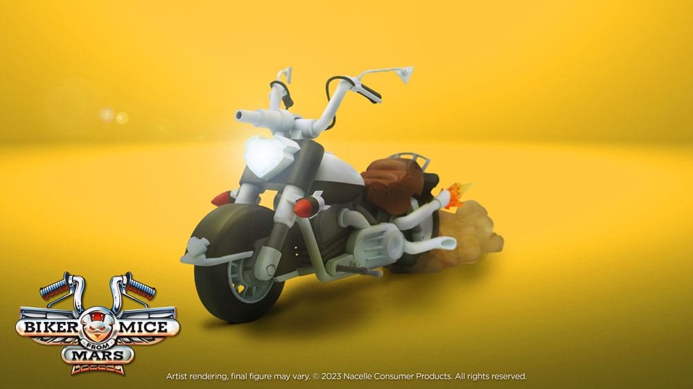 Biker Mice From Mars Vehicle Throttle's Martian Monster Bike 23 cm ...