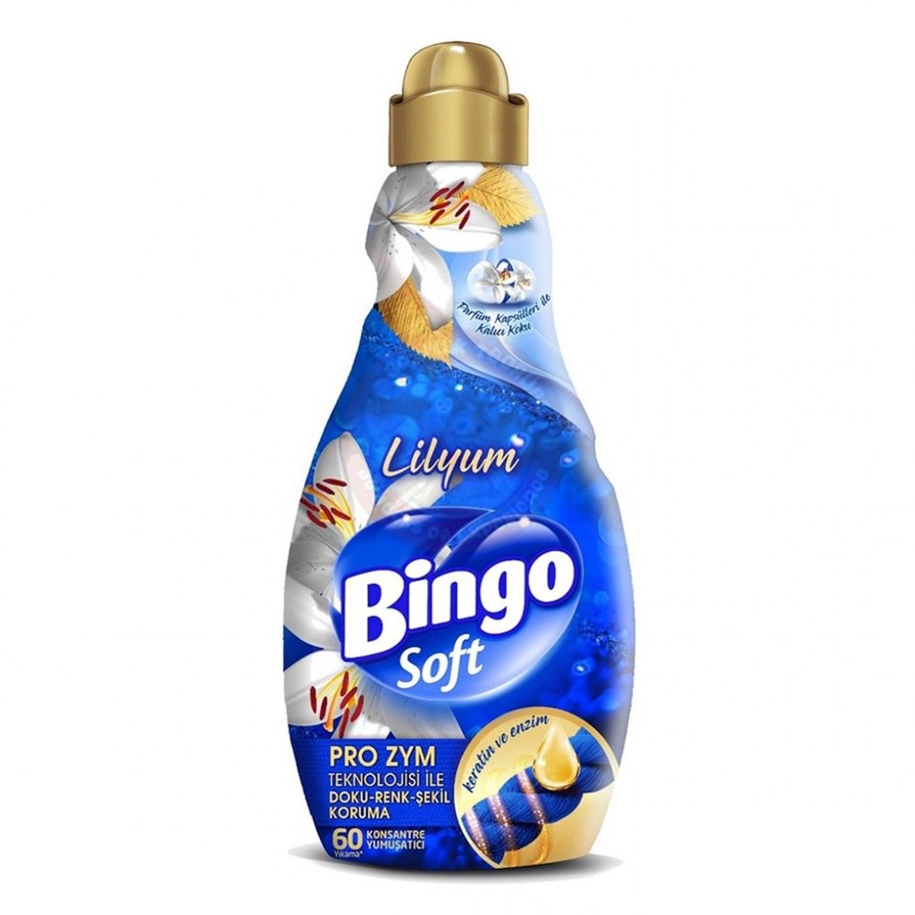 Bingo Soft Lily 1440 ml - płyn do płukania tkanin o zapachu lilii ...