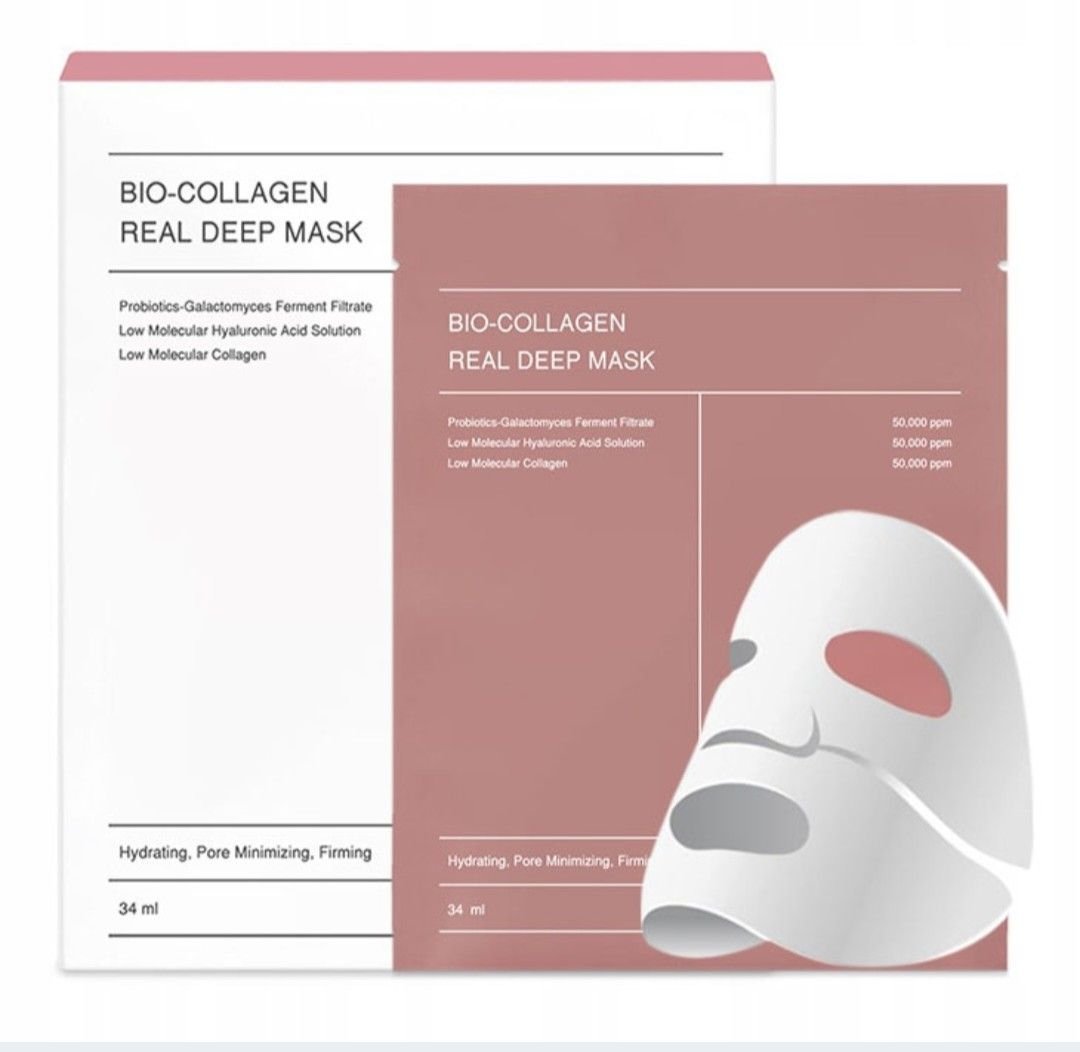 Bio-Collagen Real Deep Mask - Ujędrniająca Maska Kolagenowa do Twarzy ...