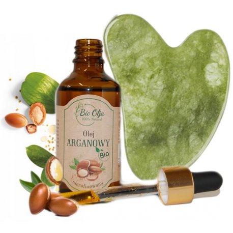 Bio Olja, Olej arganowy, 50ml + kamień Gua Sha | Sklep EMPIK.COM