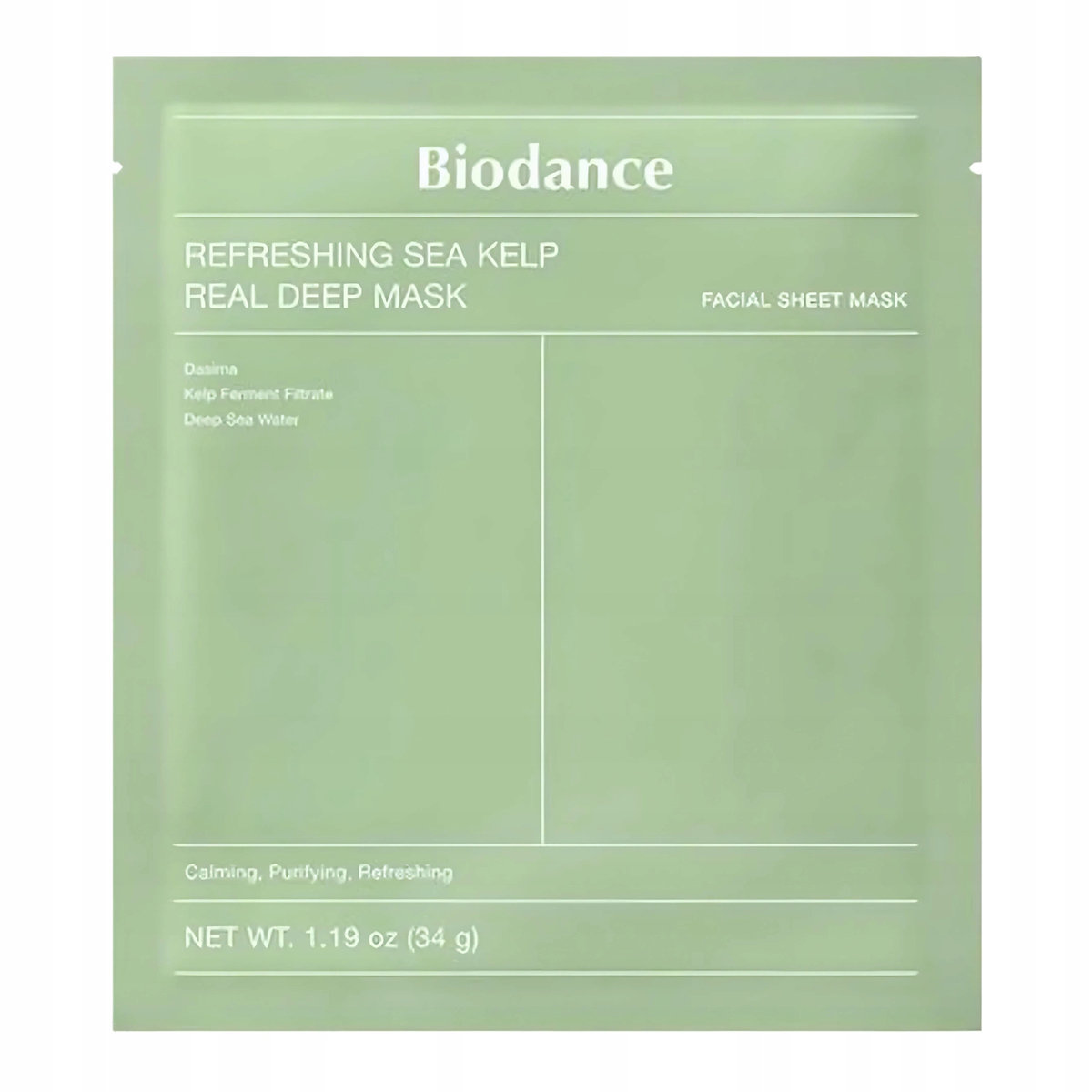 Biodance - Refreshing Sea Kelp Real Deep Mask - Kojąco-Nawilżająca ...
