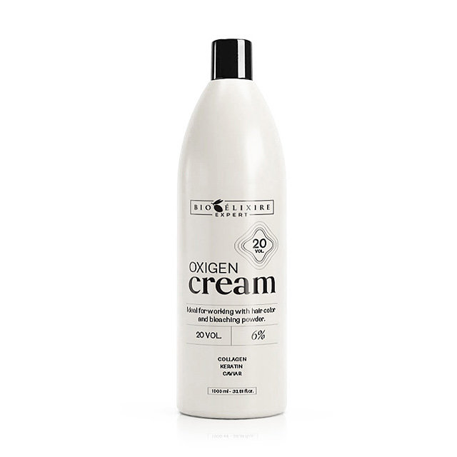 Bioelixire Oxigen Cream 6% - Odżywczy oksydant w kremie 1000 ml | Sklep ...